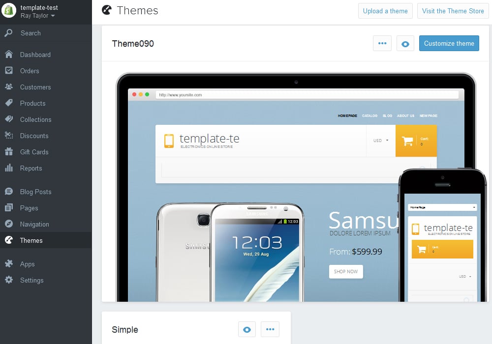 Shopify. How to manage slider - Template Monster Help