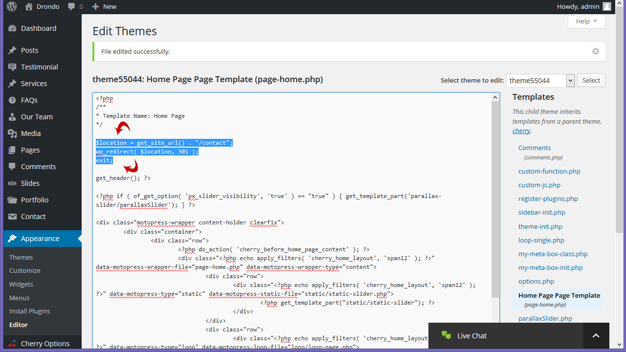 WordPress How To Create A Redirect From A Home Page To Any URL Using WordPress How To Create A Redirect From A Home Page To Any URL Using