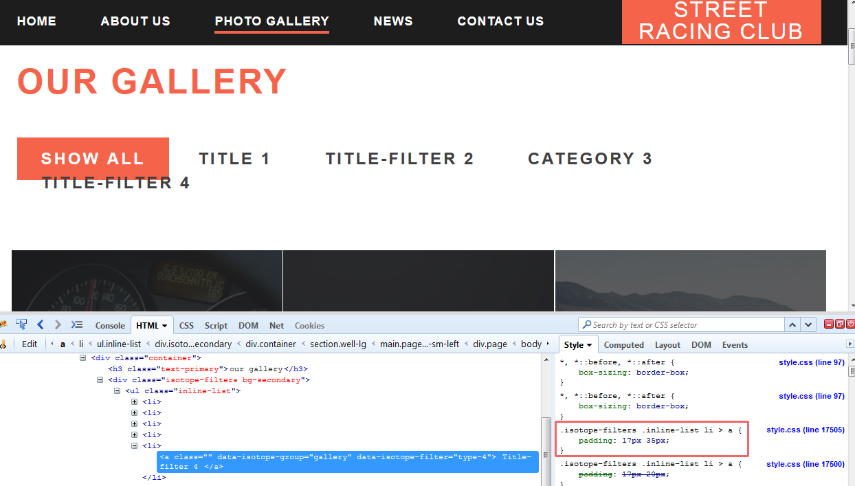 Js Animated How To Use Isotope Layout Filter Template Monster Help