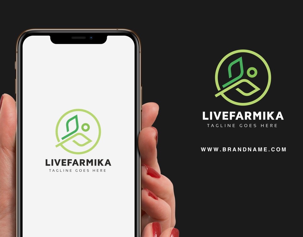 Live Farm Logo Template #100439