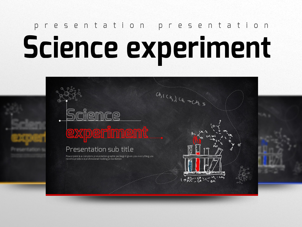 Science Experiment PowerPoint Template #101863
