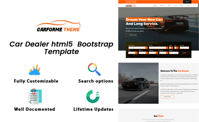 HTML Website Templates for Car Websites 🚗 Monster ONE