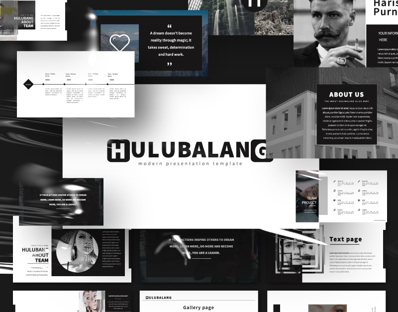 Modelo de apresentação do PowerPoint Hulubalang
