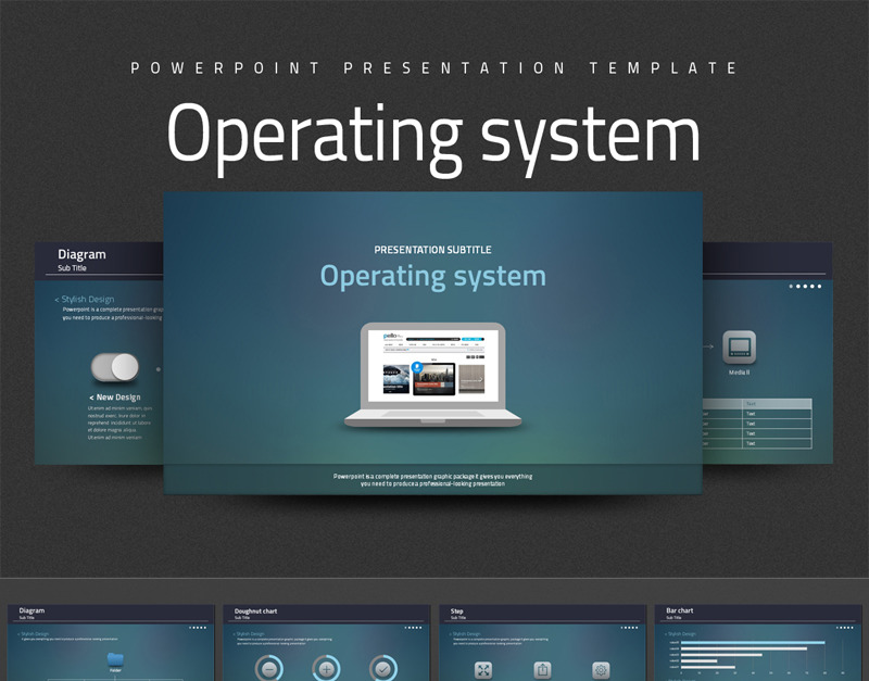 PowerPoint šablony operačního systému - TemplateMonster