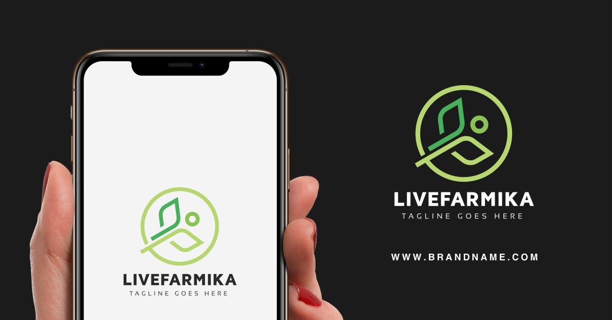 Live Farm Logo Template #100439 - TemplateMonster