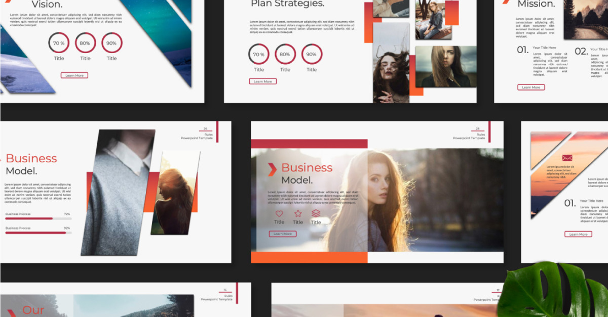 Rules Presentation PowerPoint template - TemplateMonster