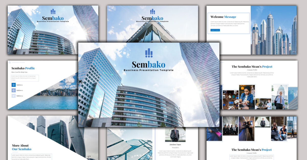 Business Pack Bundle 2 in 1 PowerPoint template