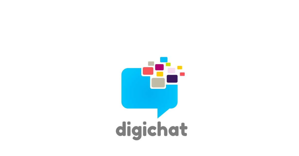 Plantilla de logotipo de chat digital - TemplateMonster