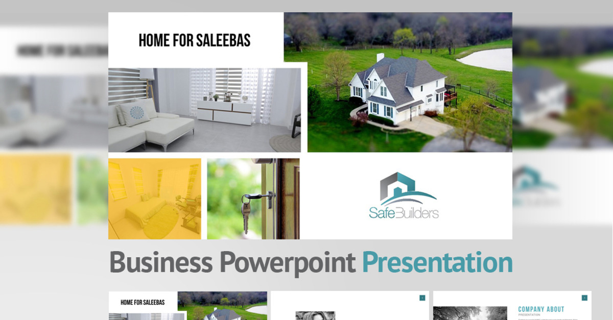 Safe Builders PowerPoint template #101226 - TemplateMonster