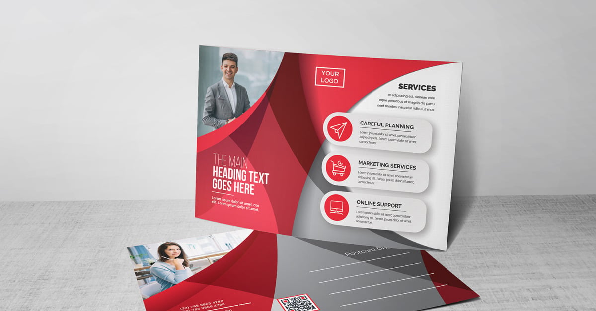 Postcard - Corporate Identity Template - TemplateMonster
