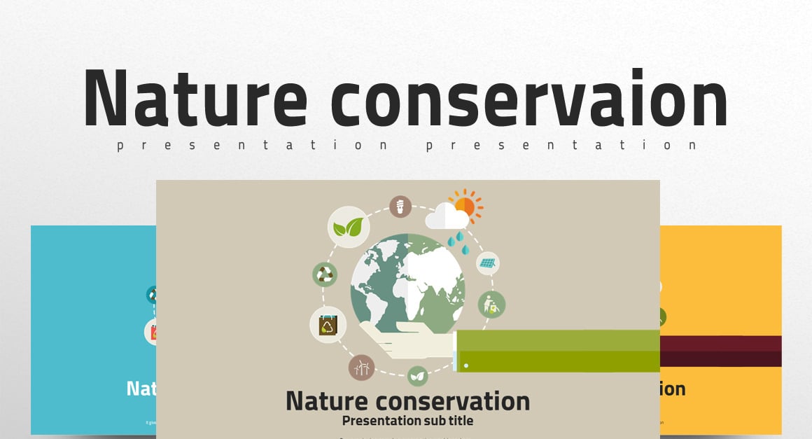 Nature Conservation PowerPoint template - TemplateMonster