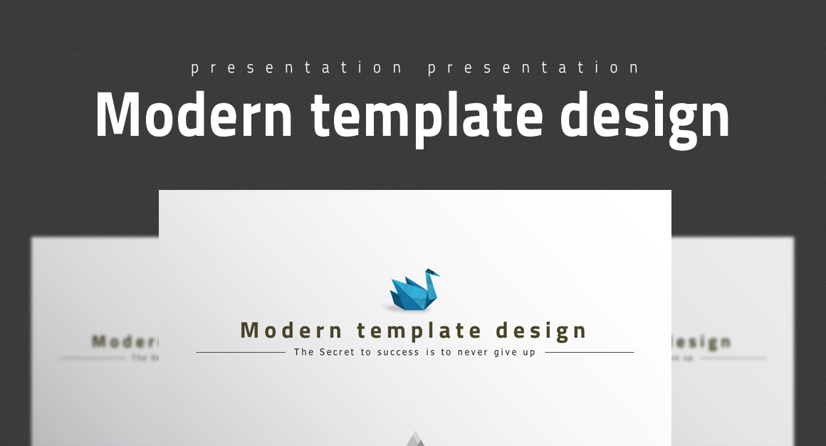 Modern Design PowerPoint template #101968 - TemplateMonster