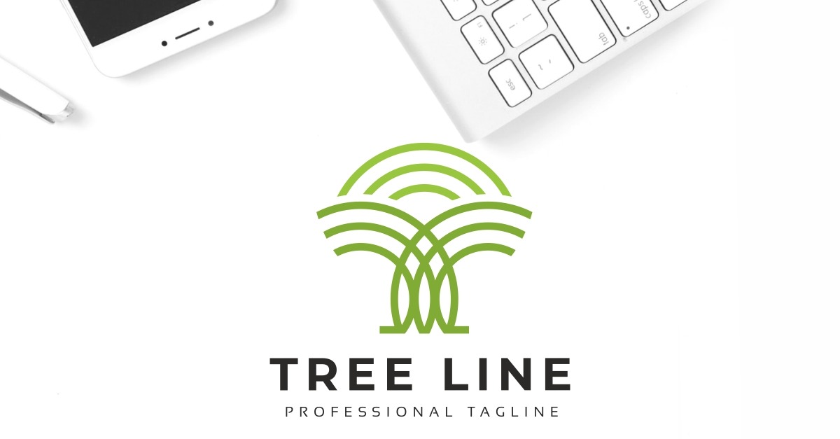 Tree Line Logo Template #102079 - TemplateMonster
