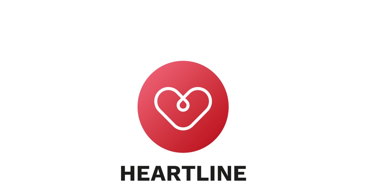 Heartline Logo Template #102181 - TemplateMonster