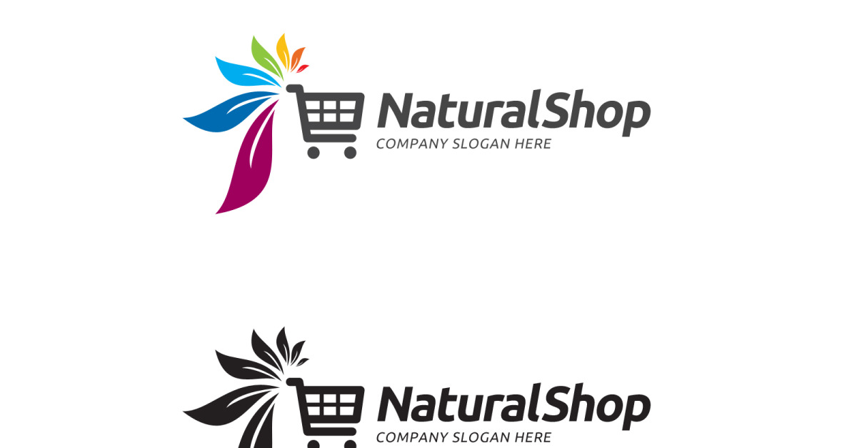 NaturalShop Logo Template #102287 - TemplateMonster