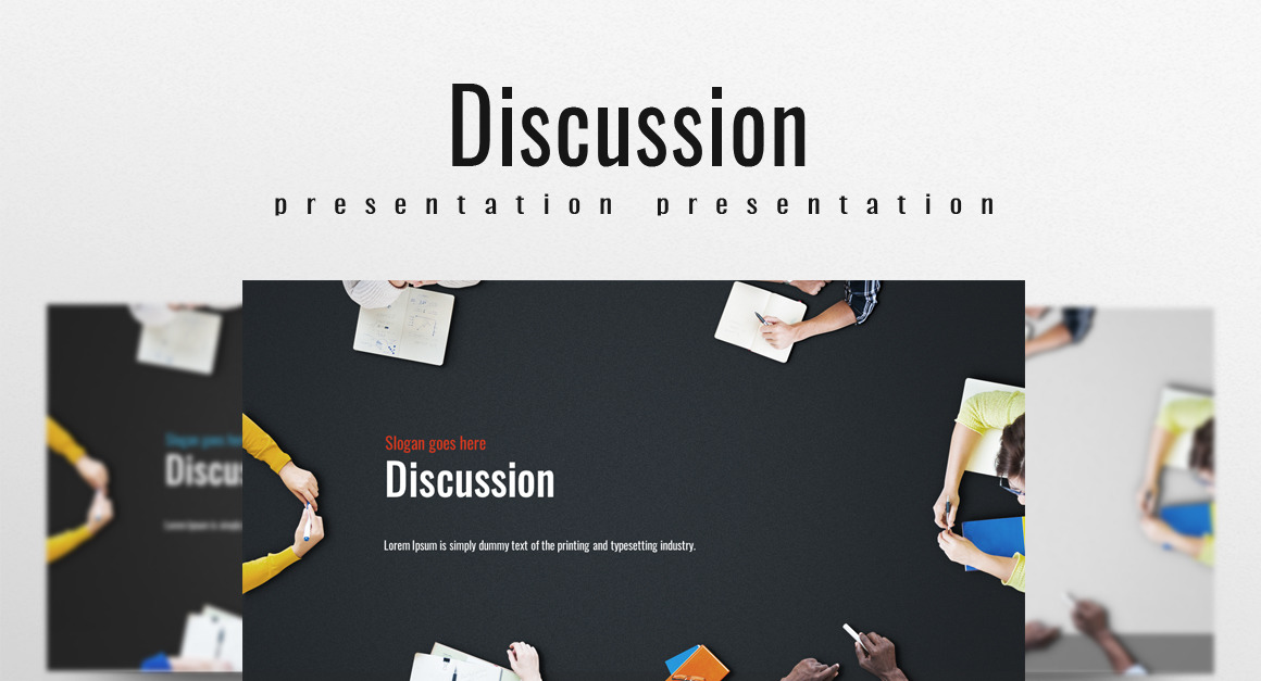 Diskussion PowerPoint-Vorlage #102751 - TemplateMonster
