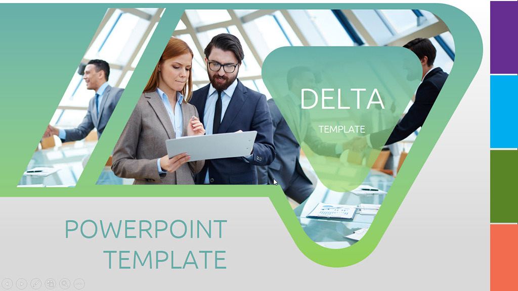 Delta PowerPoint-Vorlage #103076 - TemplateMonster