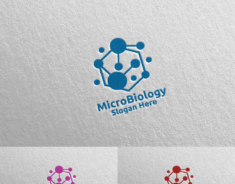 Micro Science and Research Lab Design Concept 7 Logo Template