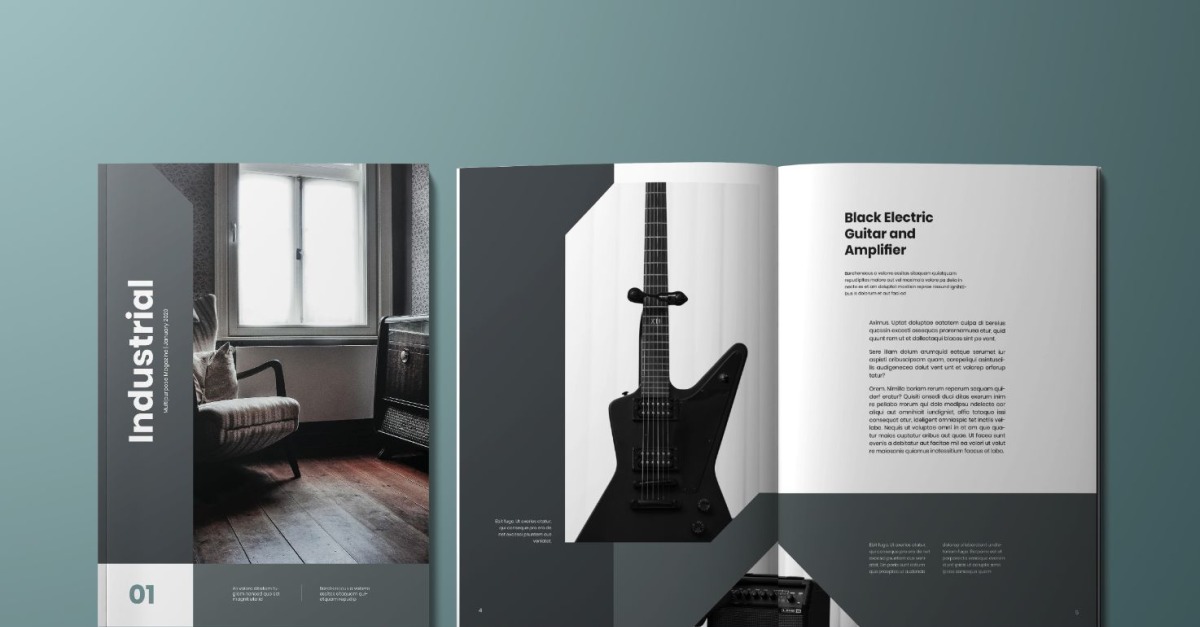 Industrial Magazine Template #104302 - TemplateMonster