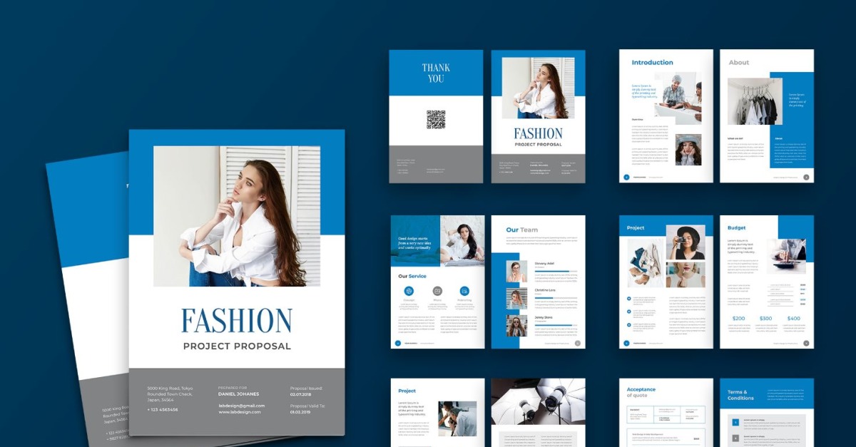 Proposal Fashion Project - Corporate Identity Template