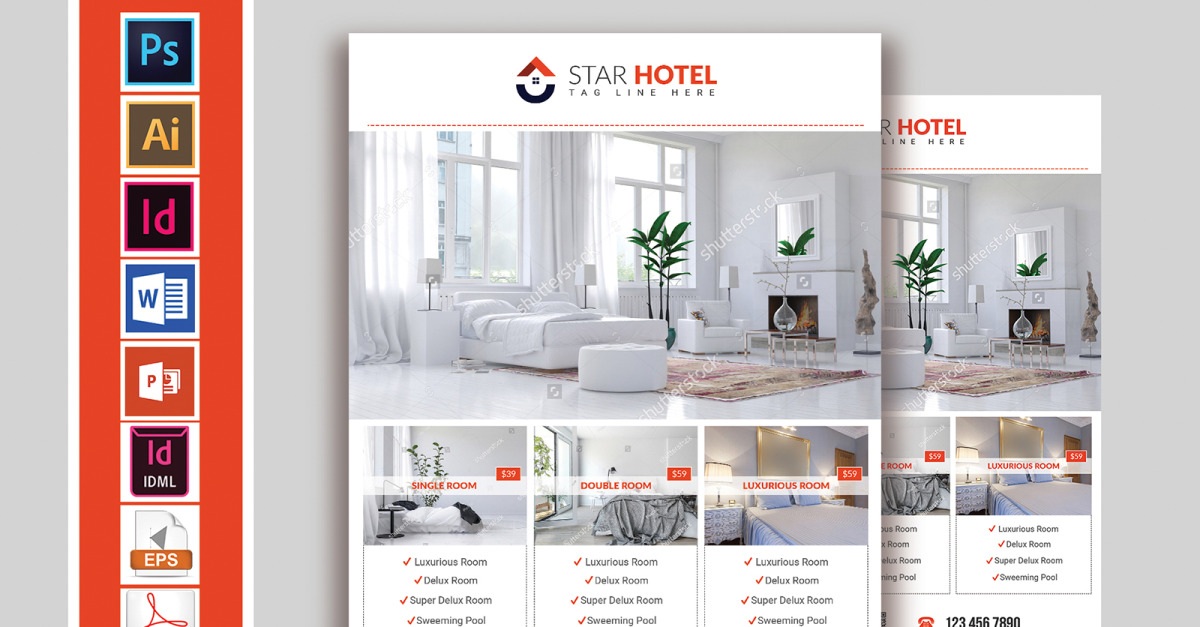 Hotel Flyer Vol-08 - Corporate Identity Template