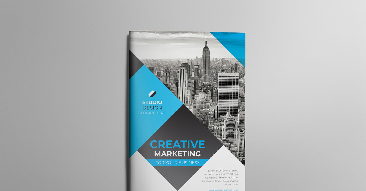 Fortnite Bi fold Brochure Design - Corporate Identity Template