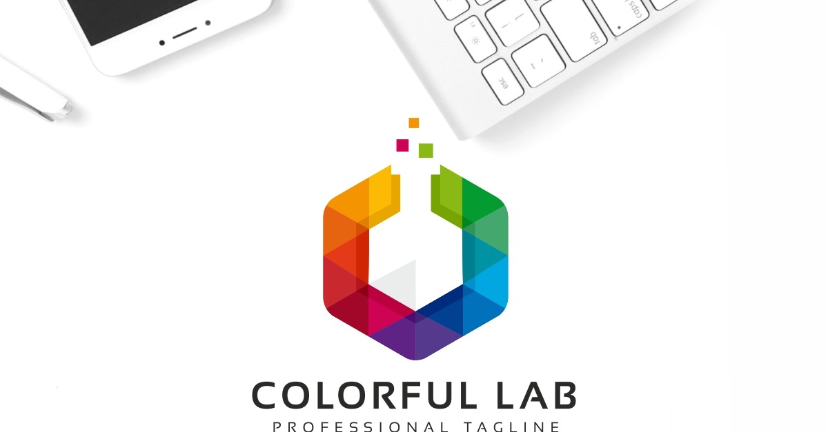 Colorful Lab Logo Template #106930 - TemplateMonster
