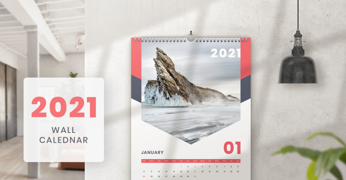 Wall Calendar 2021 Planner #107042 - TemplateMonster