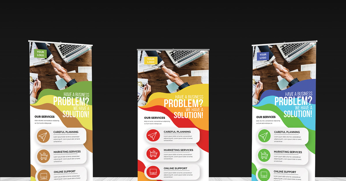 Roll-up Banner - Kurumsal Kimlik Şablonu - TemplateMonster