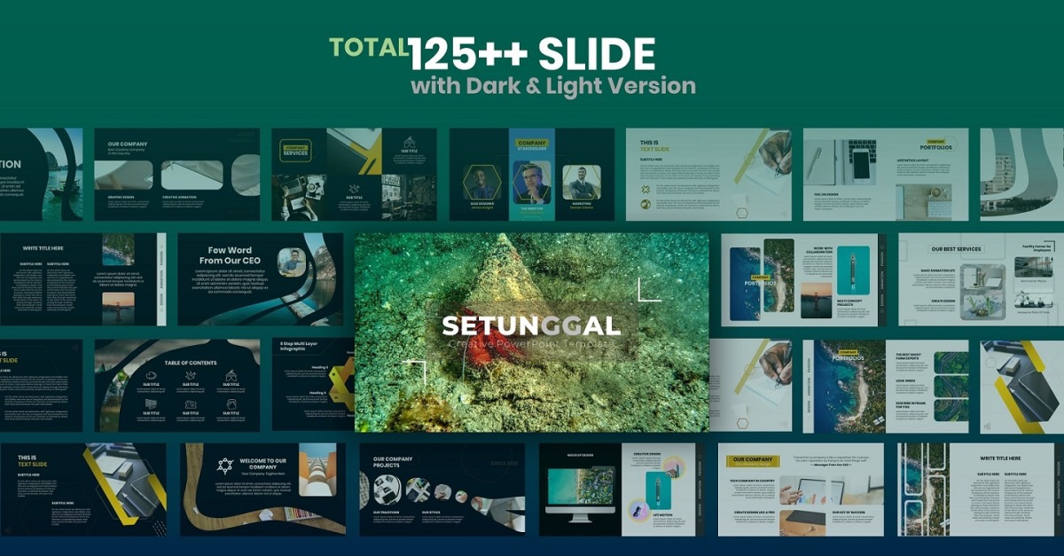Setunggal PowerPoint template #107688 - TemplateMonster