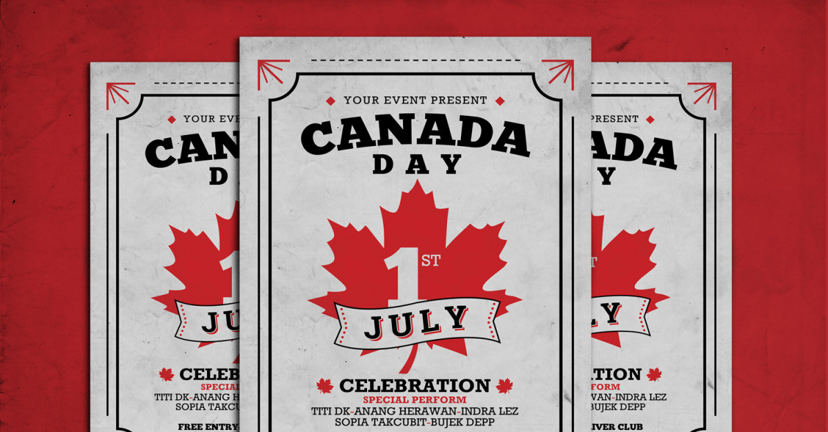 Canada Day Flyer - Corporate Identity Template