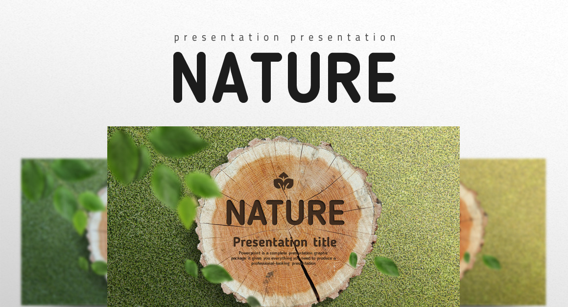 Natura szablon PowerPoint #107843 - TemplateMonster