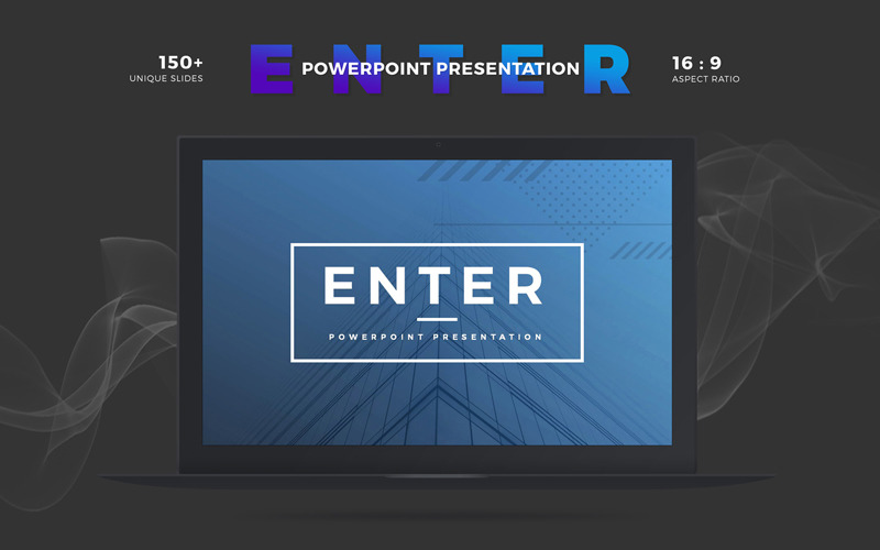 Enter Minimal Presentation PowerPoint template