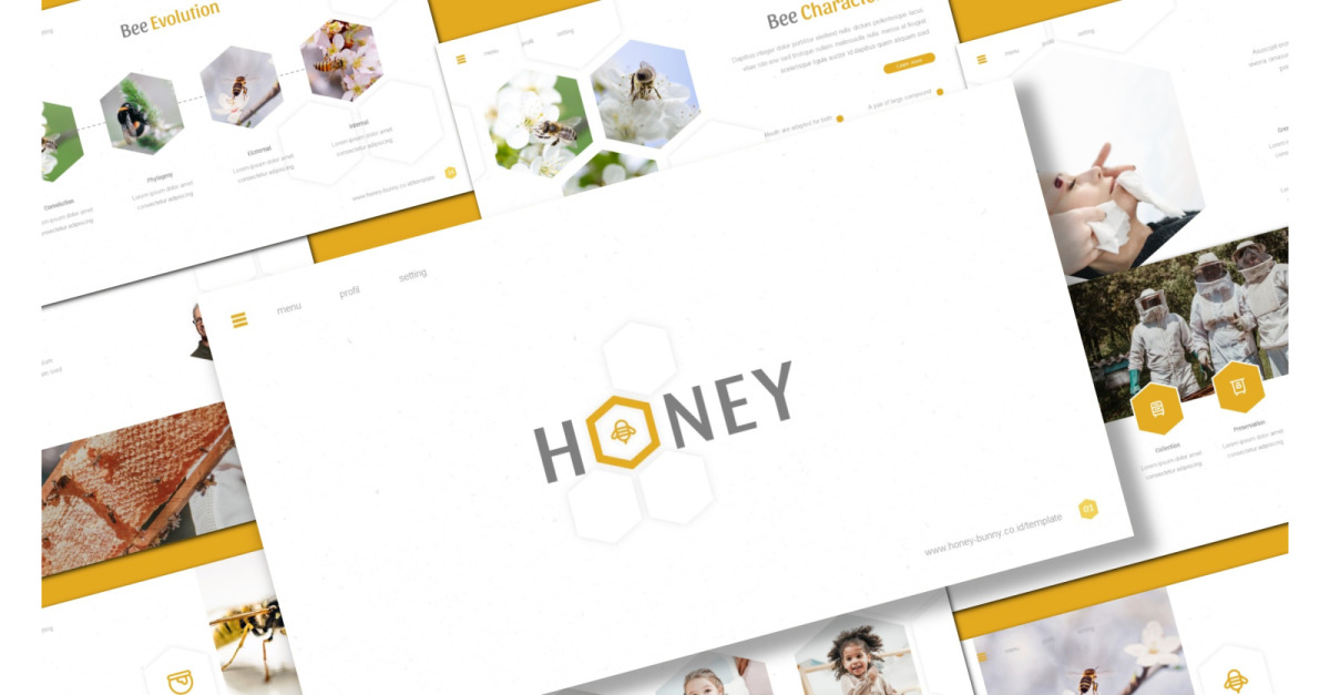 Honey Google Slides #108133 - TemplateMonster