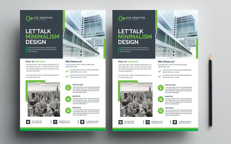 Modren Flyer - Corporate Identity Template - TemplateMonster