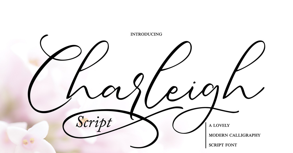 Charleigh | Modern Calligraphy Cursive Font - TemplateMonster