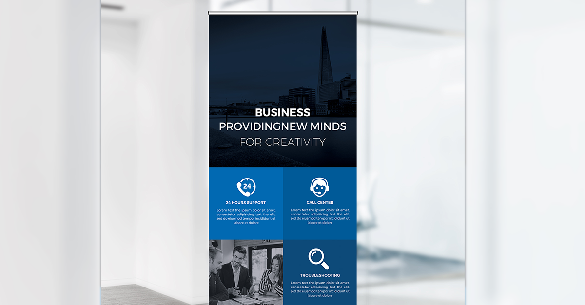 Multipurpose Roll-up Banner - Corporate Identity Template
