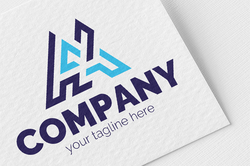 Interlacing of Letters Logo Template - TemplateMonster