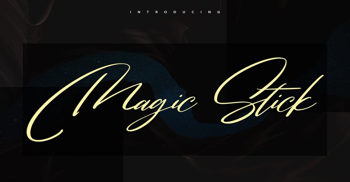 Magic Stick | Handwriting Cursive Font - TemplateMonster