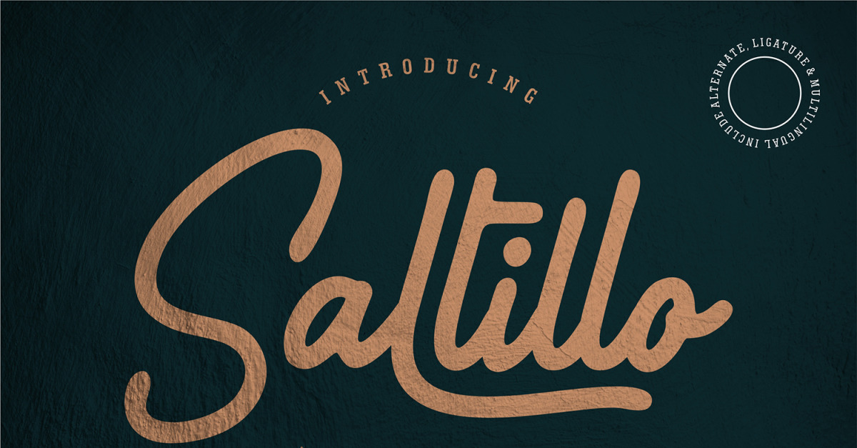 Saltillo | Cursive Font #112112 - TemplateMonster