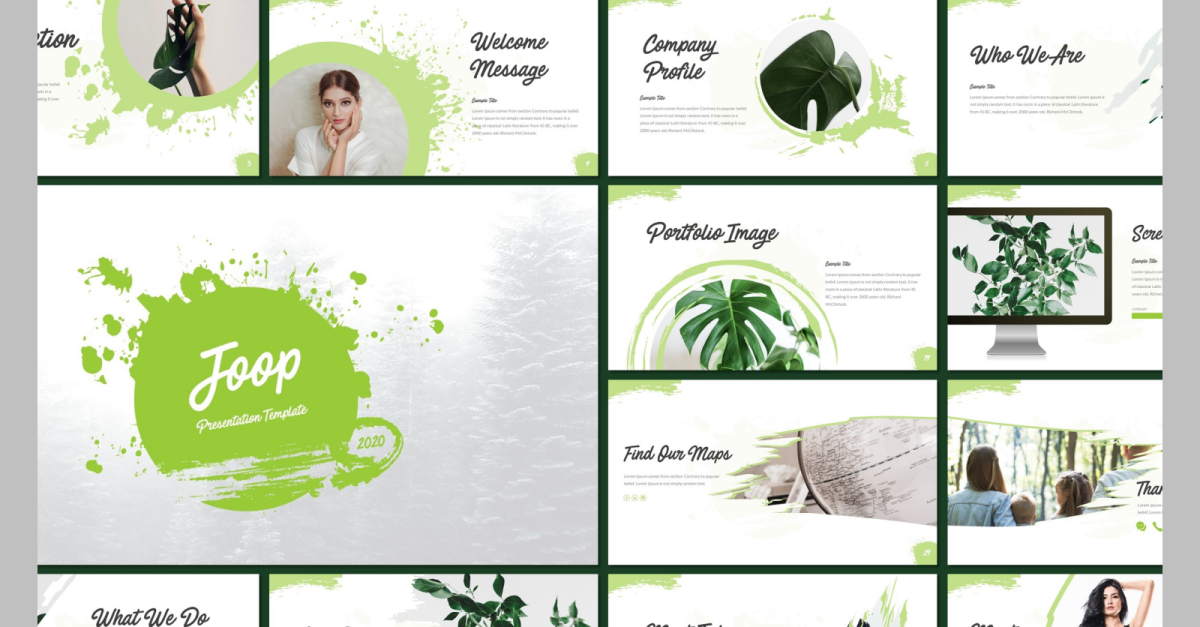 Joop PowerPoint template #112483 - TemplateMonster