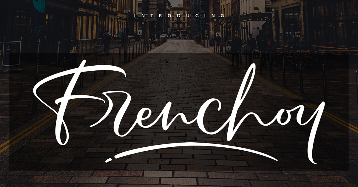 Frenchoy | Handwriting Cursive Font #112729 - TemplateMonster