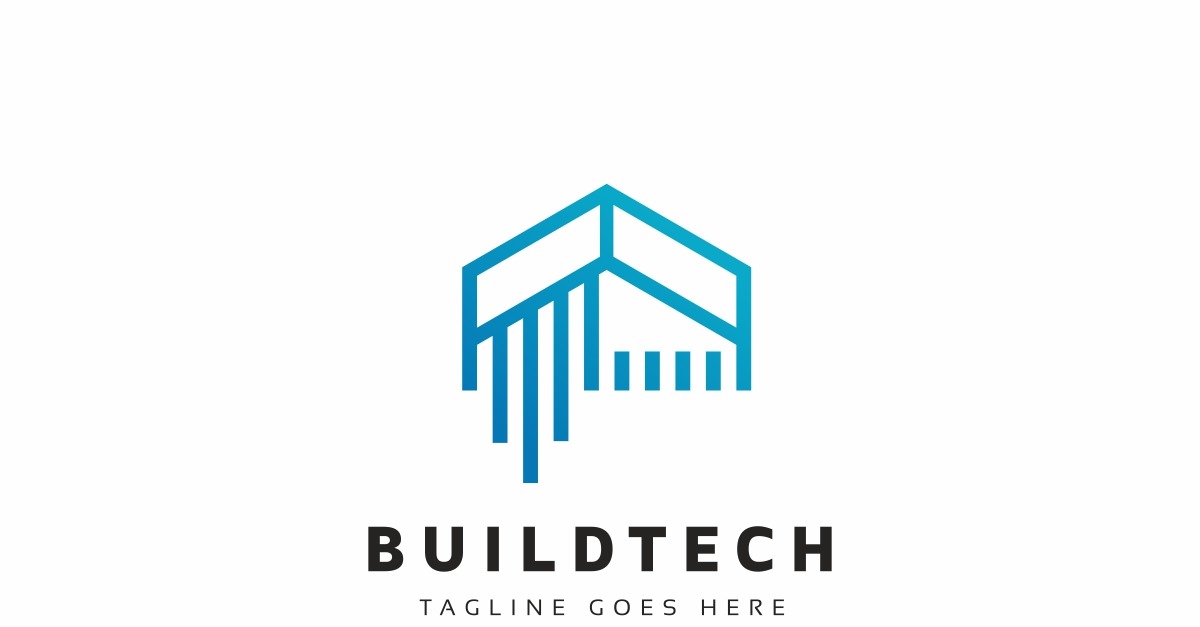 Build Tech Logo Template #113182 - TemplateMonster