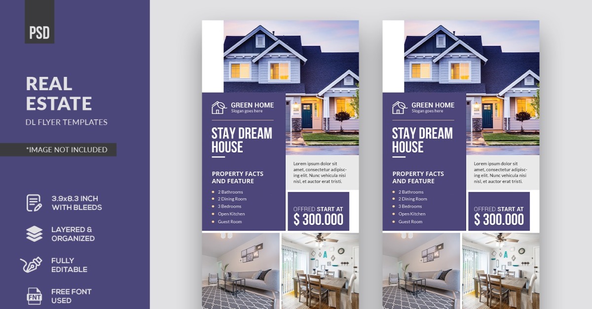 Real Estate DL Flyer' - Corporate Identity Template