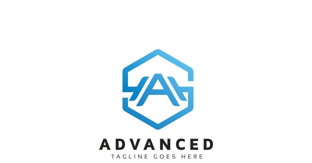 Advanced A Letter Logo Template #113399 - TemplateMonster