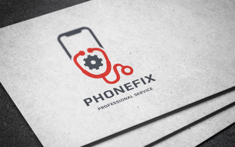 Phone Fix Logo Template #113621 - TemplateMonster