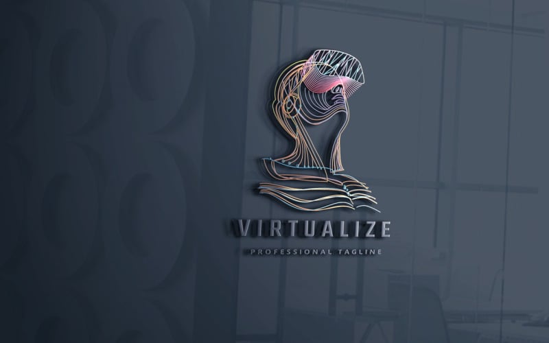 Virtualize Logo Template #113671 - TemplateMonster