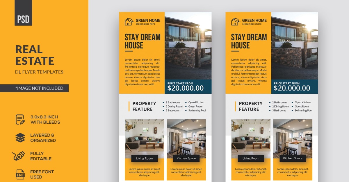 Real Estate DL Flyer - Corporate Identity Template