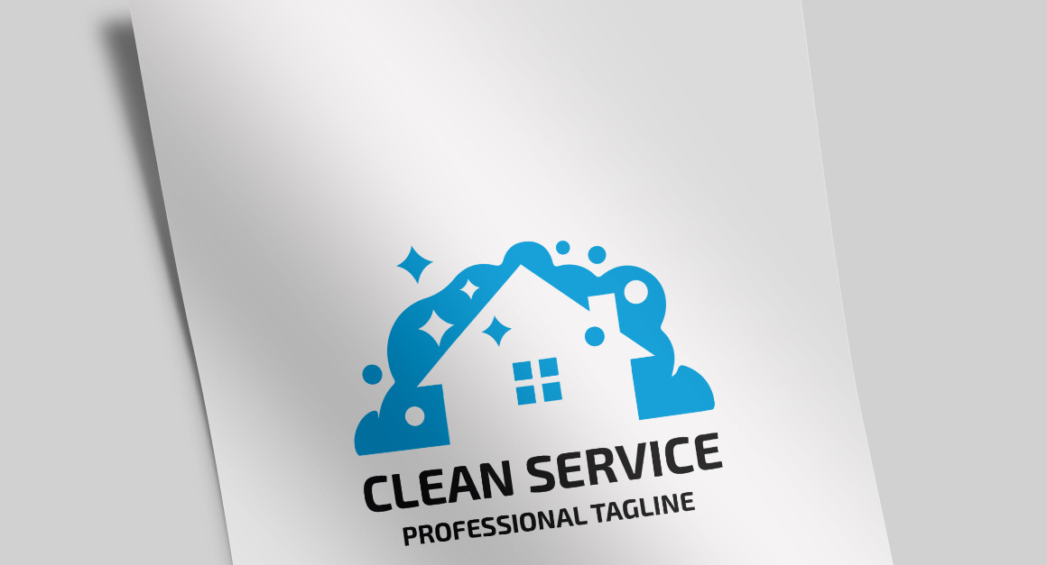 Clean Service Logo Template #114082 - TemplateMonster