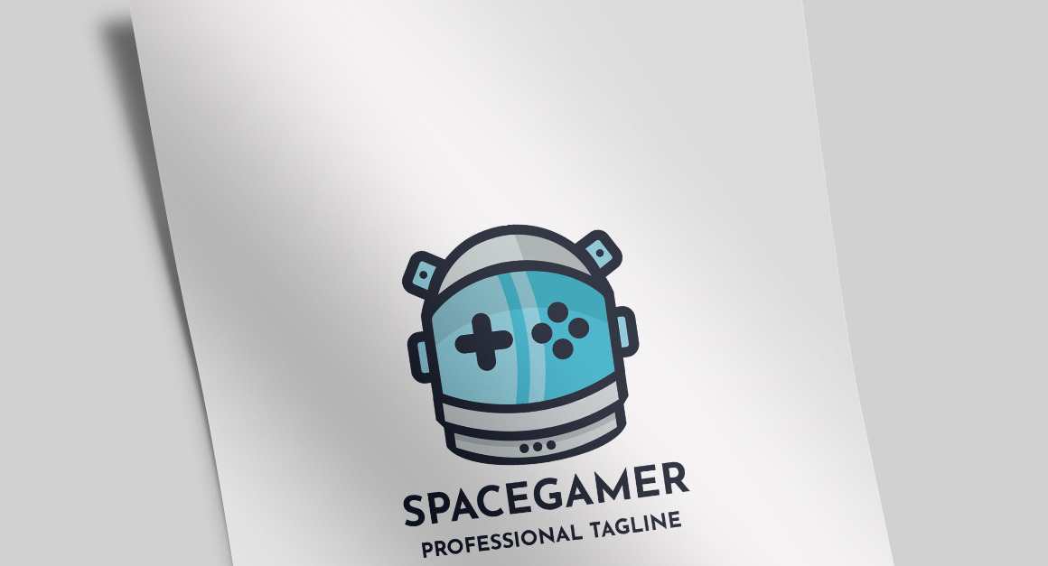 Space Gamer Logo Template #114076 - TemplateMonster